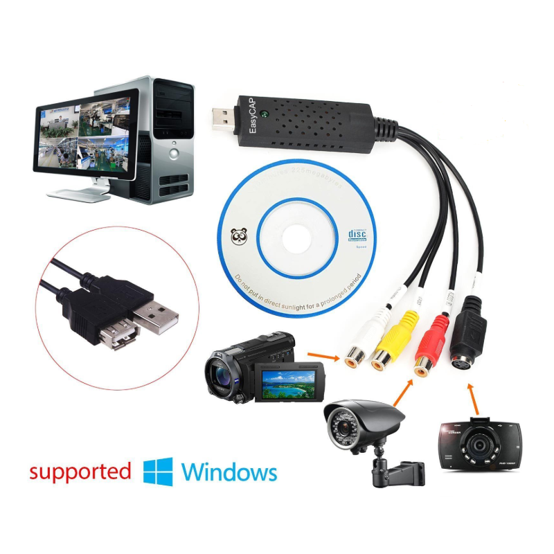 Capturadora de vídeo EasyCap RCA