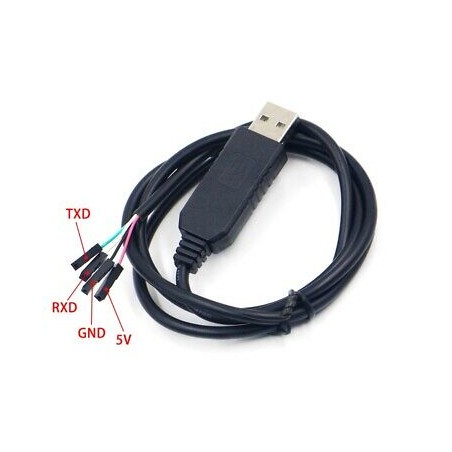 Cable convertidor de USB a RS232 TTL PL2303HX