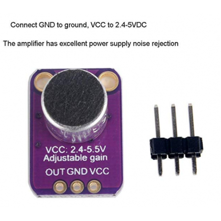 Modulo de microfono electrec GY-MAX4466