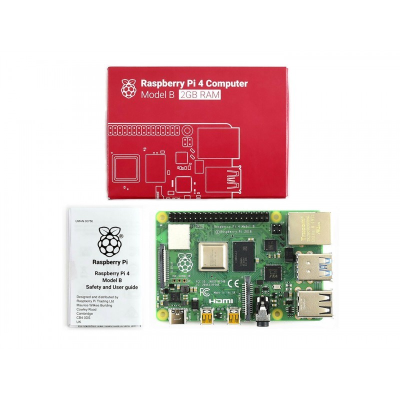 Kit Raspberry Pi 4 Modelo B 2GB RAM 32GB Kit Raspberry Pi 4 Modelo B 2GB RAM 32GB