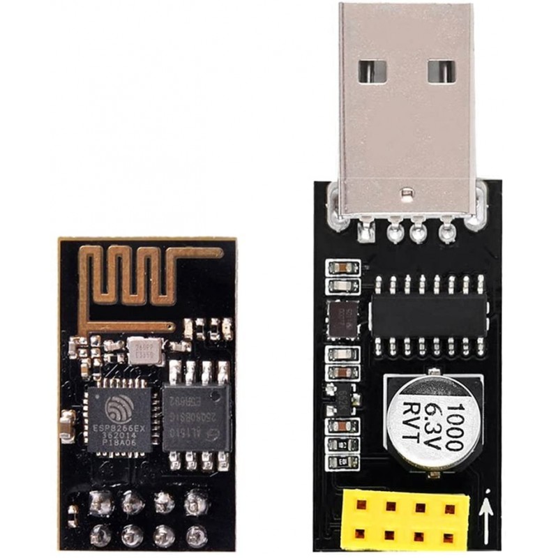 Modulo Wifi ESP8266 ESP-01 con adaptador USB