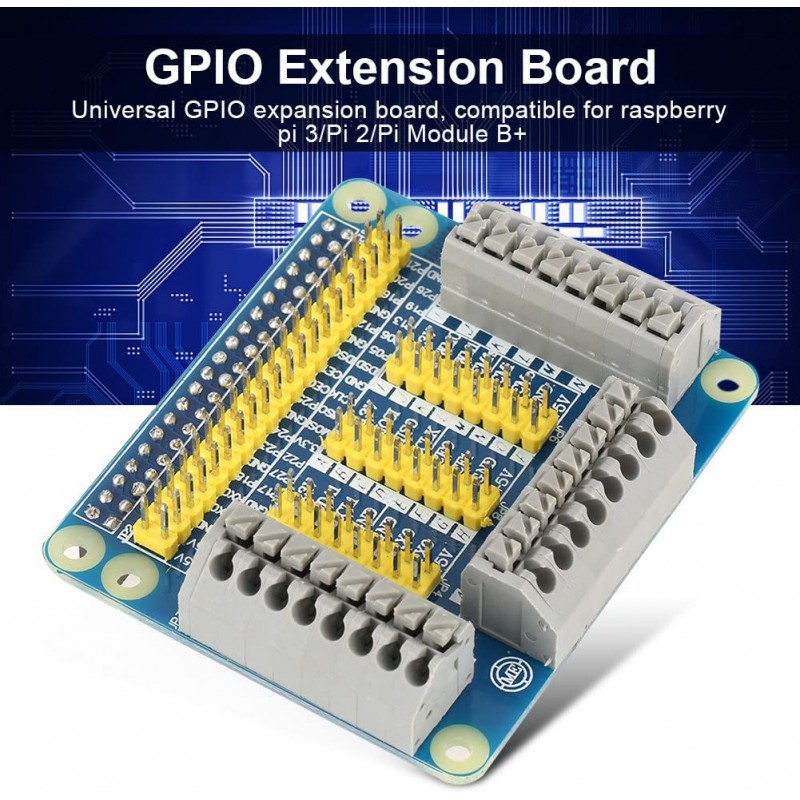 Shield de expansión de puertos GPIO para Raspberry PI