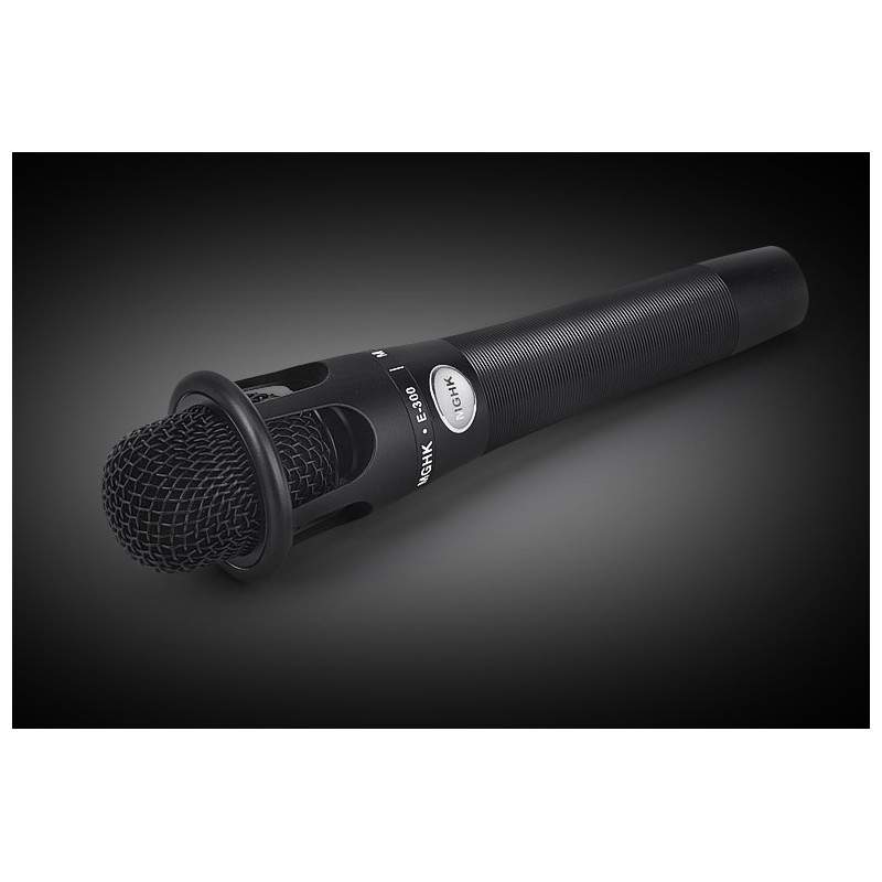 Microfono con tripode y fuente phantom MGHK E-300