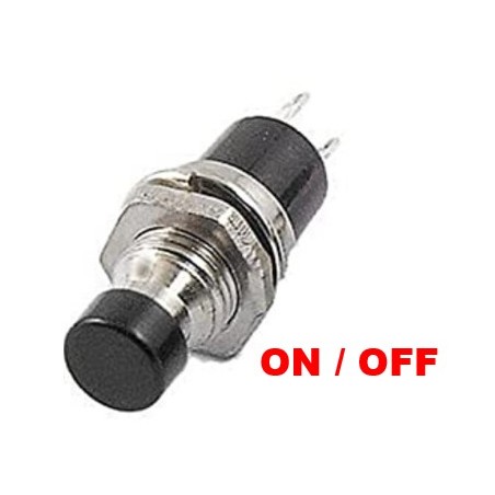 Interruptor push button con bloqueo