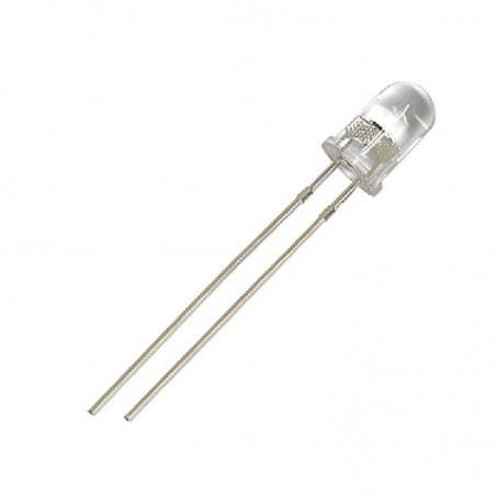 Diodos LED 5mm (10 Unidades) Color Blanco