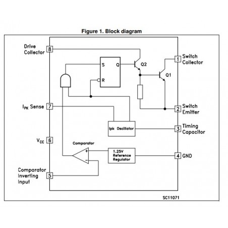 Regulador de Voltaje MC34063ABN (DIP)