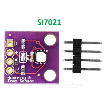Sensor de temperatura y humedad precision I2C SI7021 - HTU21D Tipo SI7021