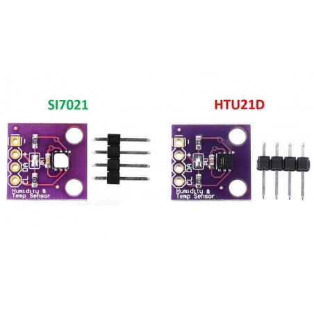 Sensor de temperatura y humedad precision I2C SI7021 - HTU21D Tipo SI7021