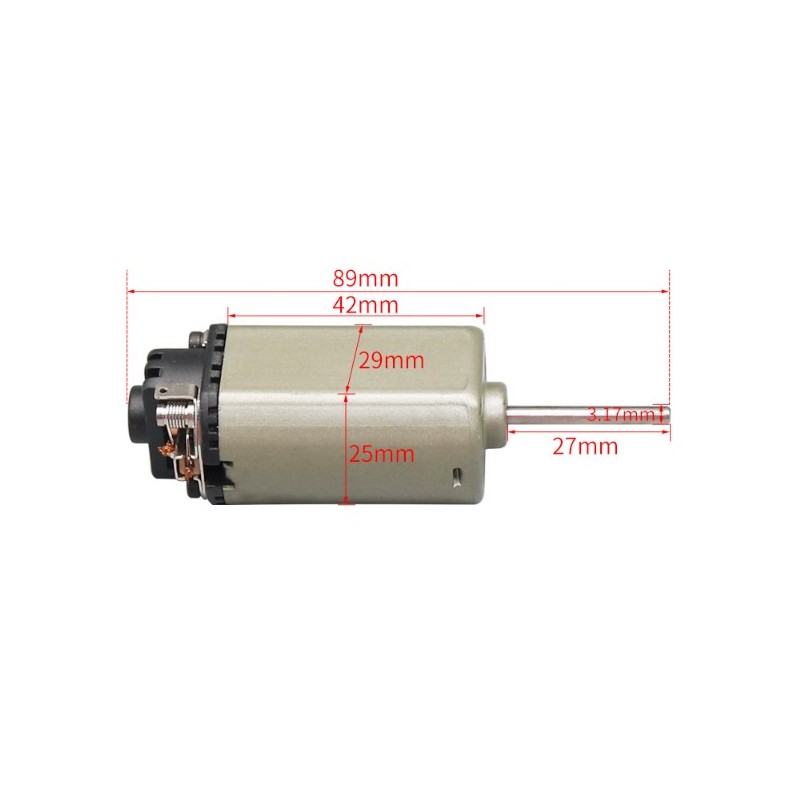 Mini Motor DC 480 de Alta Velocidad 3 a 6V 23000rpm 16513