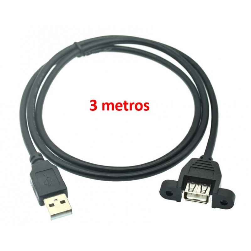 Extension USB Hembra - Macho 1 - 5M Tamaño 3 METROS / 9 PIES