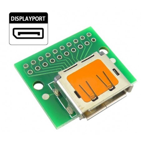 Puerto Display Port 20 pines en PCB