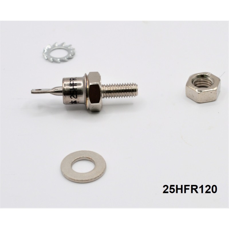 Diodo Rectificador de Potencia Tipo 25HFR120