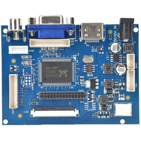 Placa Controladora de Pantalla LCD AT050TN43 de 5" RCA-VGA-HDMI