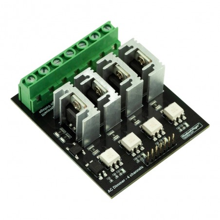 Modulo Dimmer AC 4 Canales 10A compatible con Arduino