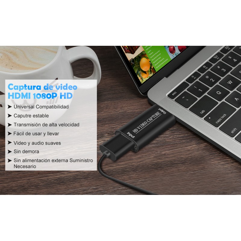 Capturadora de Video Stick USB 3.0 1080P
