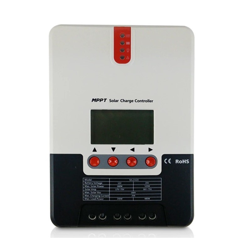 Controlador de Carga para Panel Solar 30A MPPT ML2430