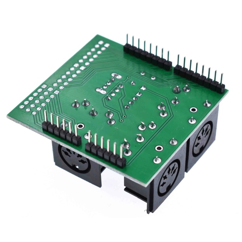 Modulo Shield de Interfaz Digital MIDI Compatible con Arduino