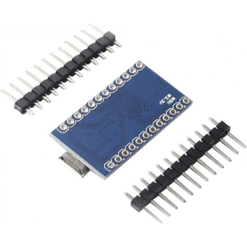 Tarjeta de Desarrollo Pro micro ATmega32U4 3.3V / 5V 16MHz compatible ...