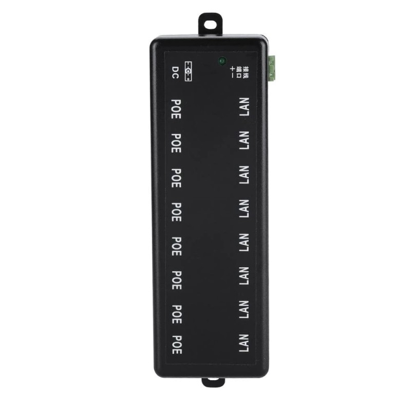 Adaptador HUB POE Pasivo RJ45 8 Puertos 12-48VDC