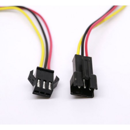 Terminales JST Hembra - Macho 2-3 Pines (2 pares) Tipo 3 PINES