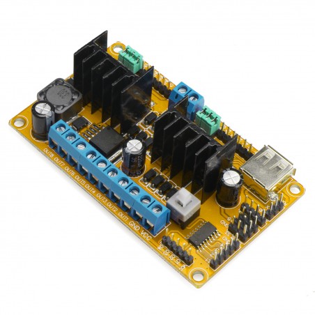 Controlador Puente H Doble L298N de 4 Motores