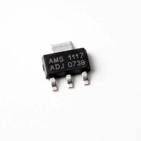 Regulador de voltaje AMS1117 SOT-223 (ADJ-1.2V-1.8V-3.3V-5.1V) Valor ...