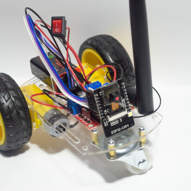 Carrito Robot con Camara ESP-32 WIFI