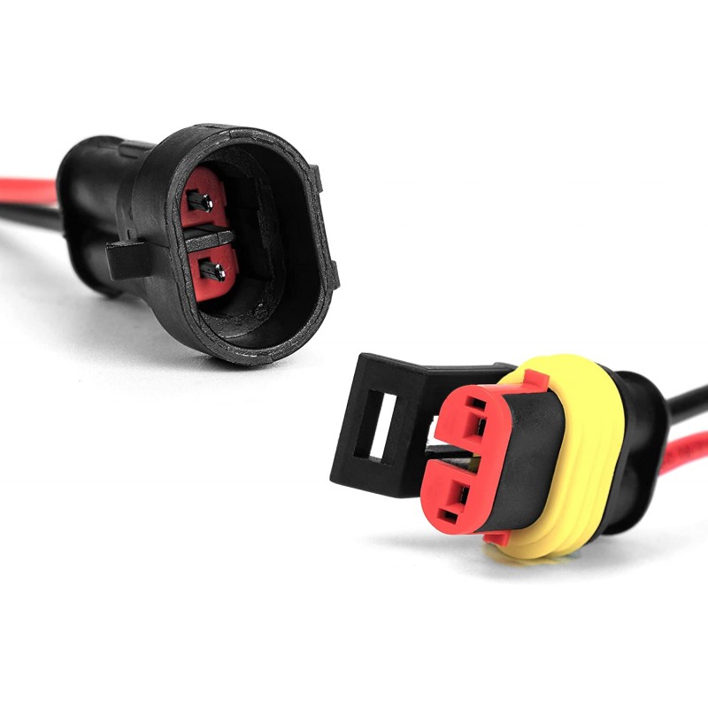 Conector Impermeable Hembra-Macho 2 / 3 /4 Pines Tamaño 2 pines