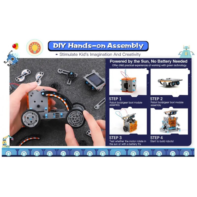 Robot Solar 12 en 1 STEM Lucky Doug (KIT)