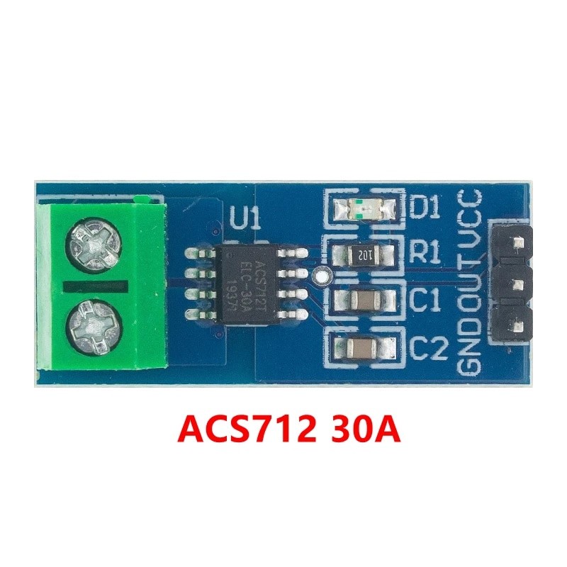 Sensor de Corriente ACS712 5A/20A/30A Valor 5A