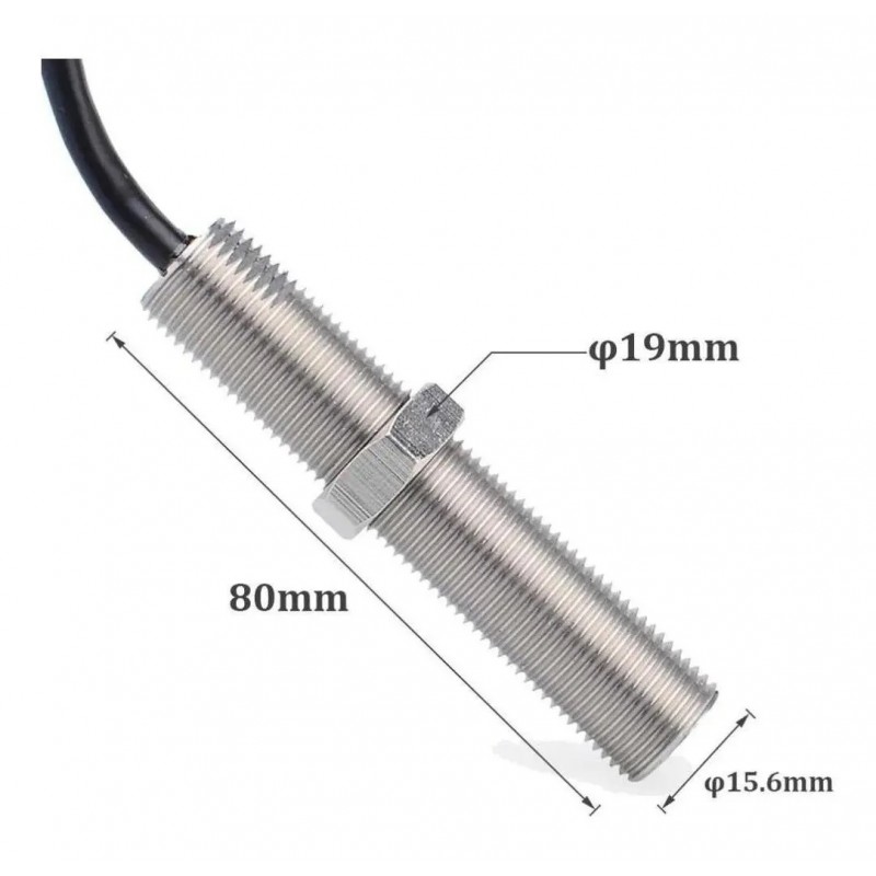 Sensor Magnetico de Velocidad Cummins Diesel MSP6729 18x5 80mm