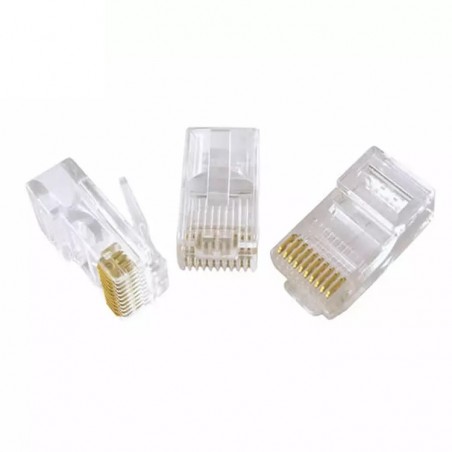 Conector RJ45 10 Pines Cat5e para Cable de Red (10U)