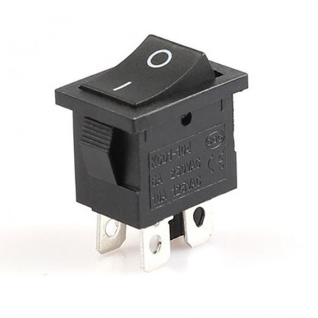 Interruptor de corriente 250V 6A KCD1-104 15x21mm 4 Pines Tipo ...