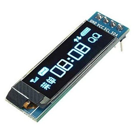 Pantalla Display OLED 0.91 Pulgadas I2C-SPI 128x32
