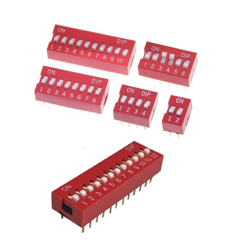 Conectores, Interruptores y Botones