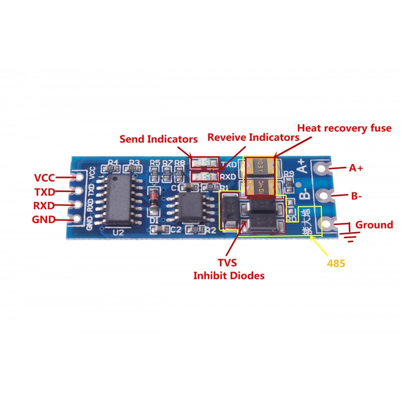 Modulo Convertidor de TTL a RS485