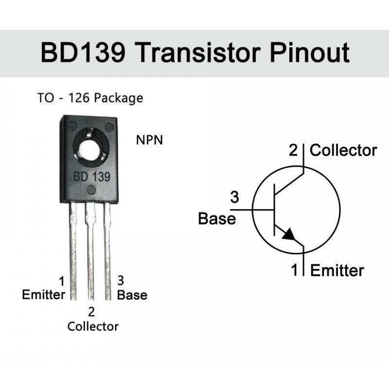 Transistor BD139 80V 1.5A NPN (SOT-32)