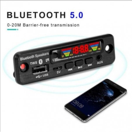 Modulo de radio bluetooth + control 5v