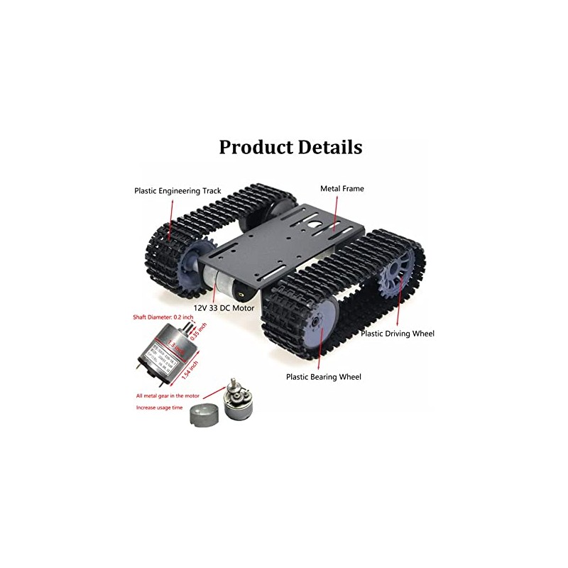 Chasis de tanque robot (DIY)