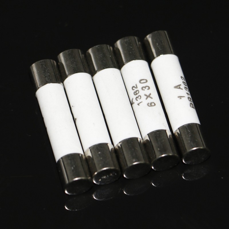 Fusible Cerámicos 0.5-30A 250V 6x30mm (1U) Valor 0.5A