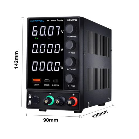 Fuente de alimentacion variable 60V 5A DPS605U WANPTEK