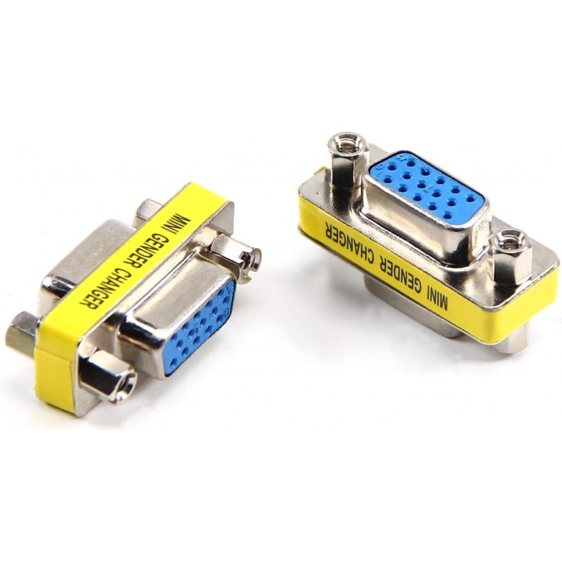 Acoplador DB15 VGA Hembra /Hembra Tipo MACHO - HEMBRA