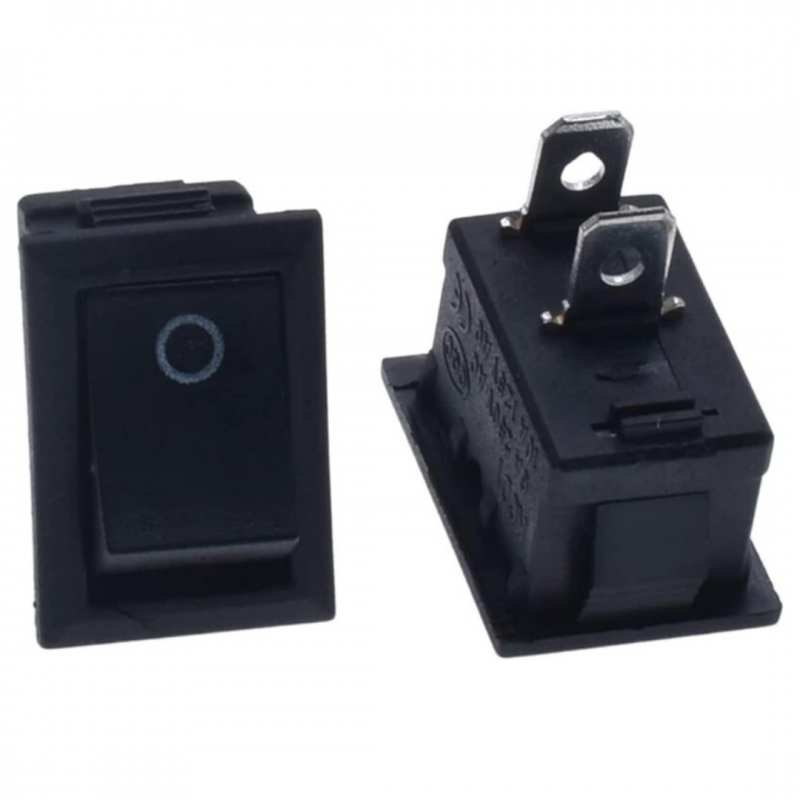 Mini interruptor push button 15x21mm 2 pines KCD1 Tipo Interruptor KCD1