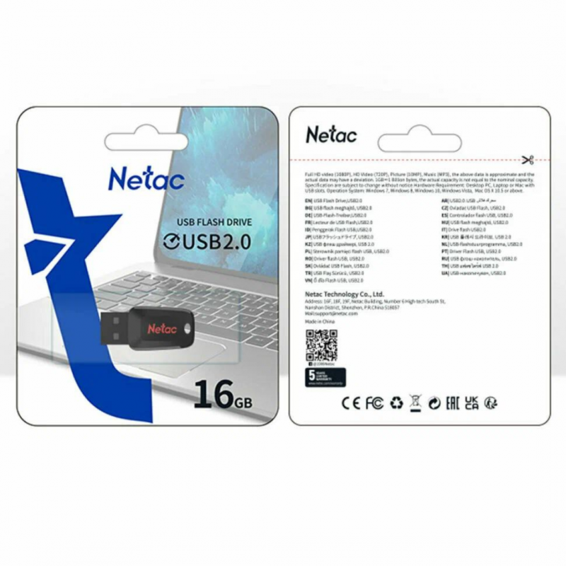 Memoria USB 2.0 16GB Netac