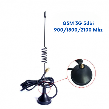 Antena 3G 5dbi 900MHz/ 1800MHz/ 2100MHz 3M