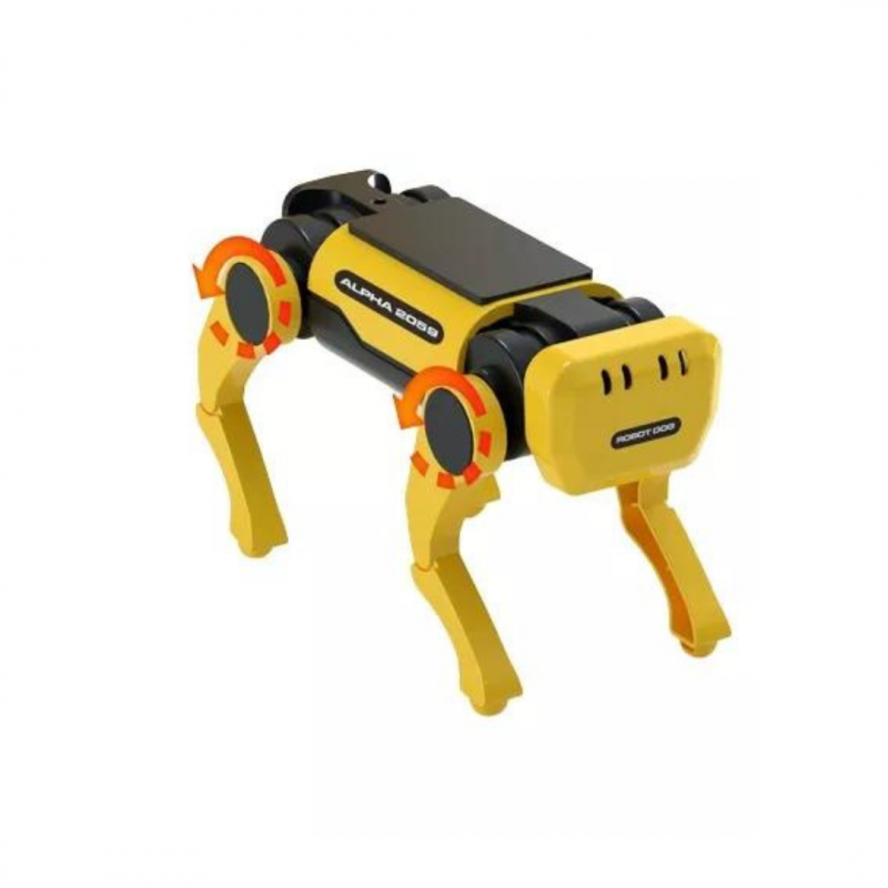 Perro robot cuadrupedo solar