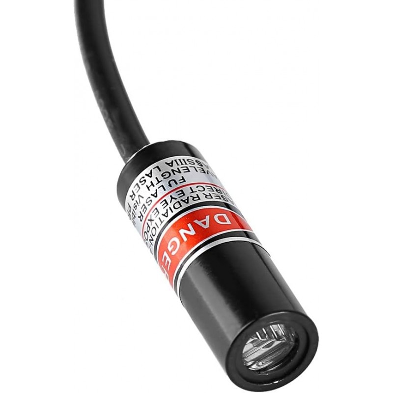 Diodo laser HUNST 25mm rojo 5V para grabadora laser