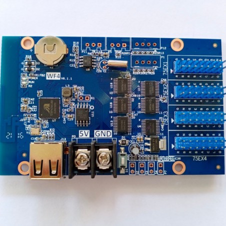 Panel LED P10 RGB SMD3535 16x32 Con Controlador HD-WF4 Wifi Tipo Panel LED P10 RGB Con Controlador