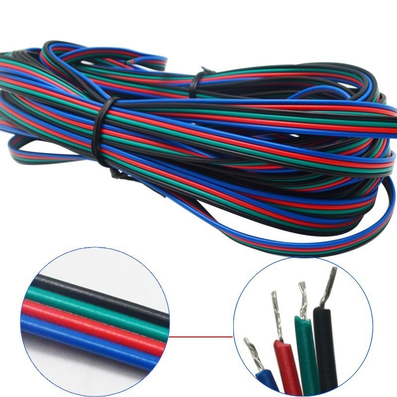Cable de 2-3-4 Lineas Tipo 4 líneas interior 1M (22AWG)