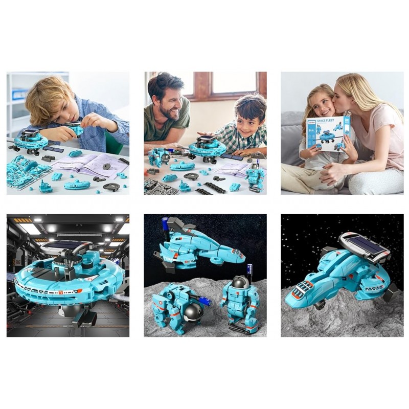 Flota Espacial 6 en 1 Recargable con Energia Solar Lucky Doug